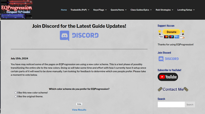 EQProgression | Everquest TLP Guides